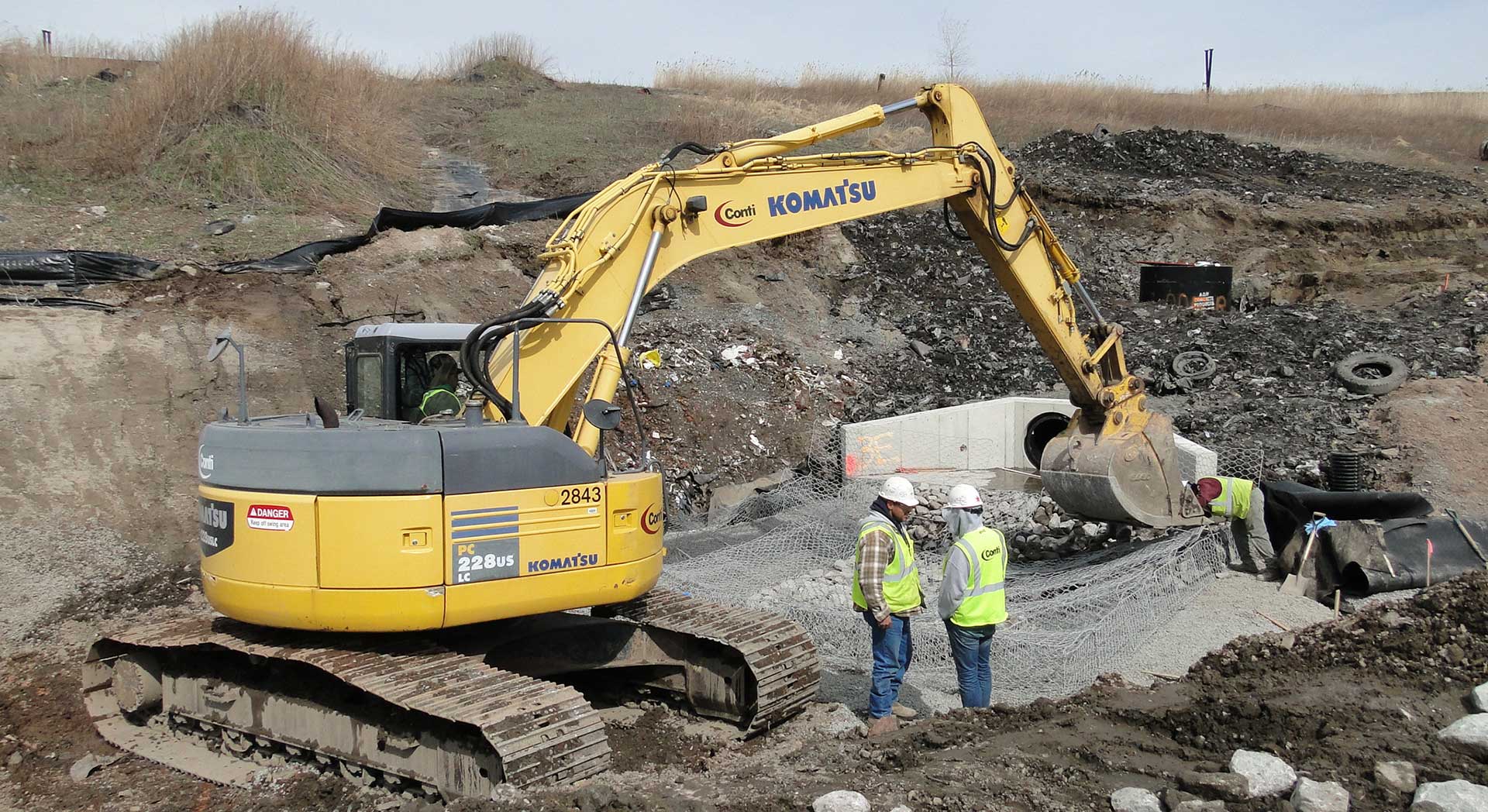 Meadowlands Leachate Transport System - Conti Civil